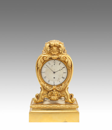 Bonhams : A good 19th century English ormolu mantel timepiece Vulliamy ...