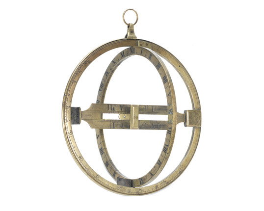 Bonhams A Brass Universal Equinoctial Ring Dial Probably English