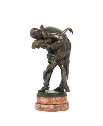 Bonhams : Bruno Zach (Austrian, 1891-1934) An Art Deco Erotic Patinated ...