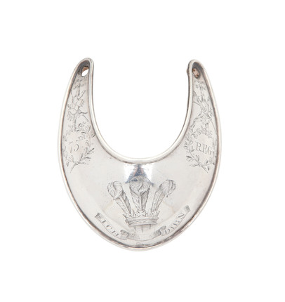 Bonhams : A Very Rare Silver Gorget Of An Officer In The 75th (Or ...