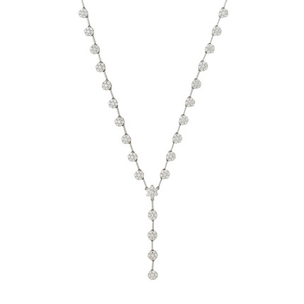 Bonhams : A diamond necklace, retailed by Joseph Bonnar