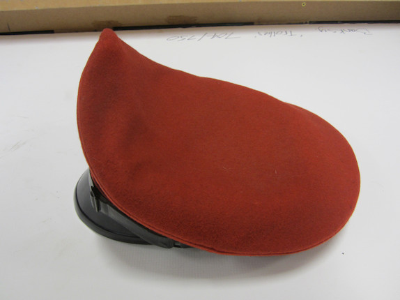 Bonhams : A German WW2 Railway Station Master Cap,