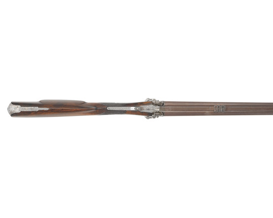 Bonhams : A Rare .500 (38-Bore) Percussion Hand-Rotated Four-Barrel ...