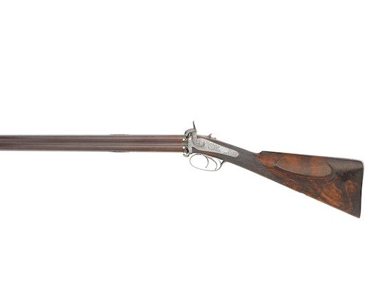Bonhams : A Rare .500 (38-Bore) Percussion Hand-Rotated Four-Barrel ...