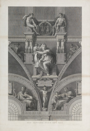 Bonhams : Giorgio Ghisi after Michelangelo Prophets and Sybils in the ...