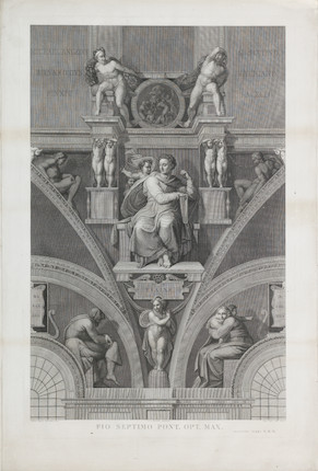 Bonhams : Giorgio Ghisi after Michelangelo Prophets and Sybils in the ...