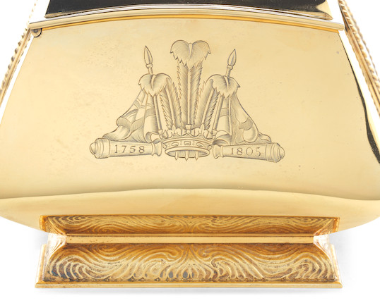 Bonhams : The rare silver-gilt Nelson Battle of Trafalgar Bi-Centenary ...