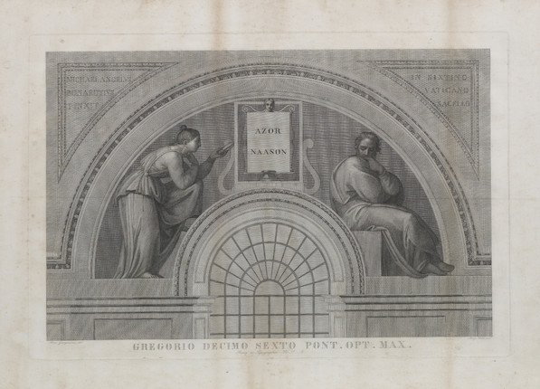 Bonhams : Giorgio Ghisi after Michelangelo Prophets and Sybils in the ...