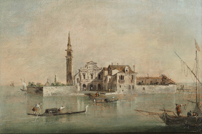 Bonhams : Francesco Guardi (Venice 1712-1793) A view of Isola di ...