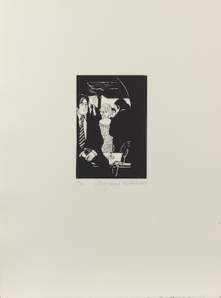 Bonhams : Nicholas Garland (British, born 1935) Annabel's, 1985 The ...