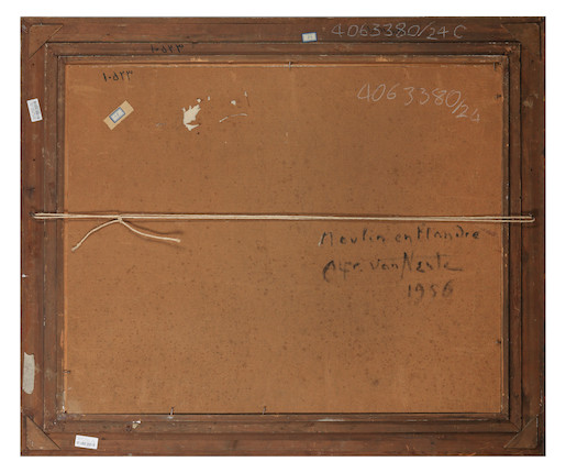Bonhams : Alfred (Joseph Auguste) van Neste (Belgian, 1874-1969) Moulin ...