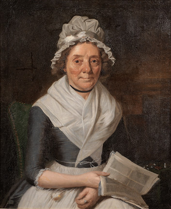 Bonhams : James Millar (Birmingham 1740-1805) Portrait of a lady, half ...
