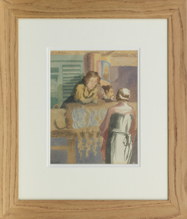 Bonhams : Thérèse Lessore (French, 1884-1945) The fishmarket