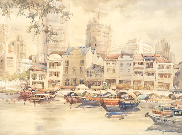 Bonhams : HONG YADI (Ang Ah Tee, Singaporean, 1943-), CHEN LONGQING ...