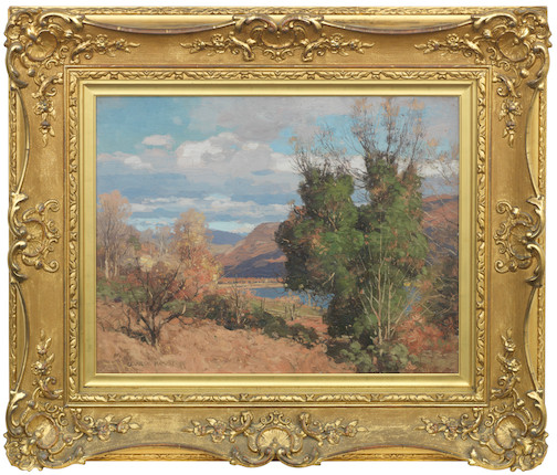 Bonhams : George Houston RSA RSW RGI (British, 1869-1947) An autumnal ...