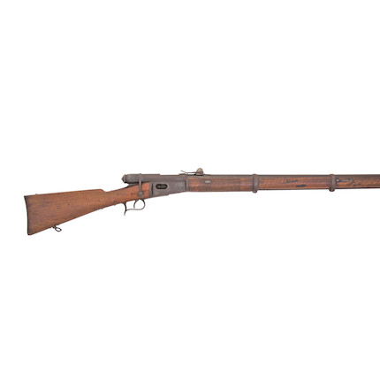Bonhams : A Swiss 10.4MM Rim-Fire Vetterli 1869/71 Model Bolt-Action ...