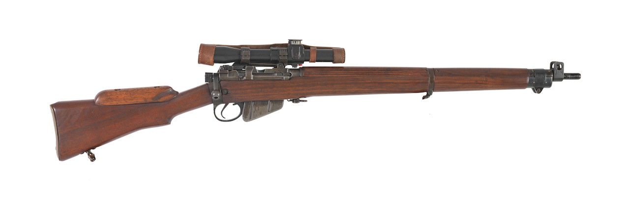 Bonhams : A rare .303 (British) 'No. 4 Mk.I T' bolt-magazine sniper ...