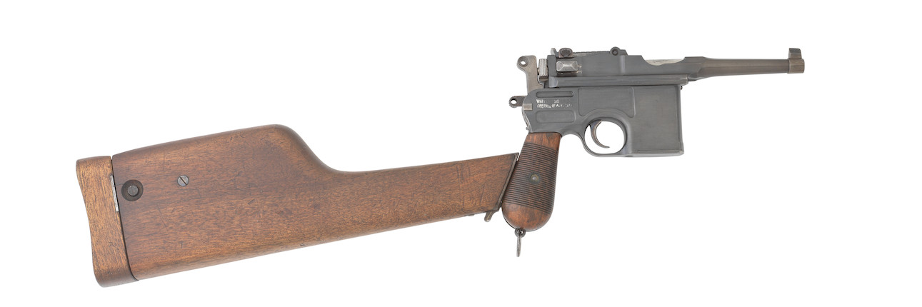 Bonhams : A 7.63mm 'C96' self-loading pistol by Mauser, no. 265840 With ...