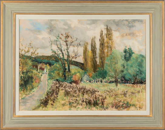 Bonhams : Paul Lucien Maze (French, 1887-1979) French rural landscape
