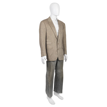 Bonhams : A Douglas Hayward bespoke herringbone wool and silk sports ...