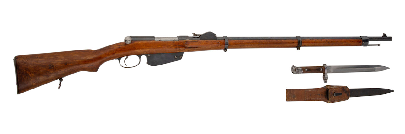 Bonhams : An 850mmR (Mannlicher) 'M1888' straight-pull service rifle by ...