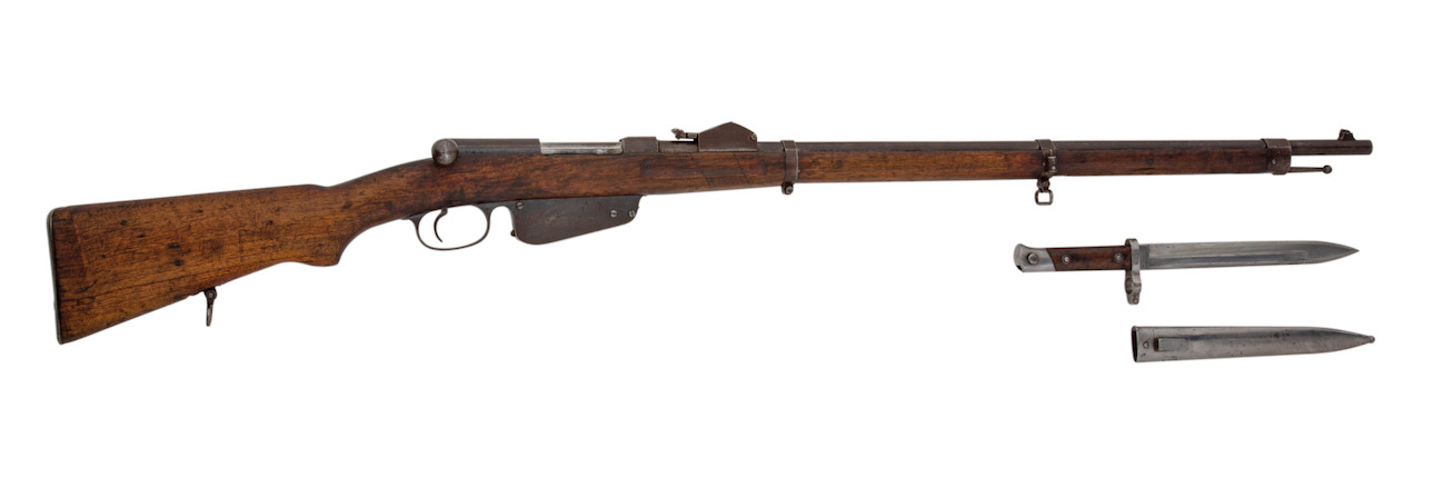 Bonhams : An 850mmR (Mannlicher) 'M1888/90' straight-pull service rifle ...