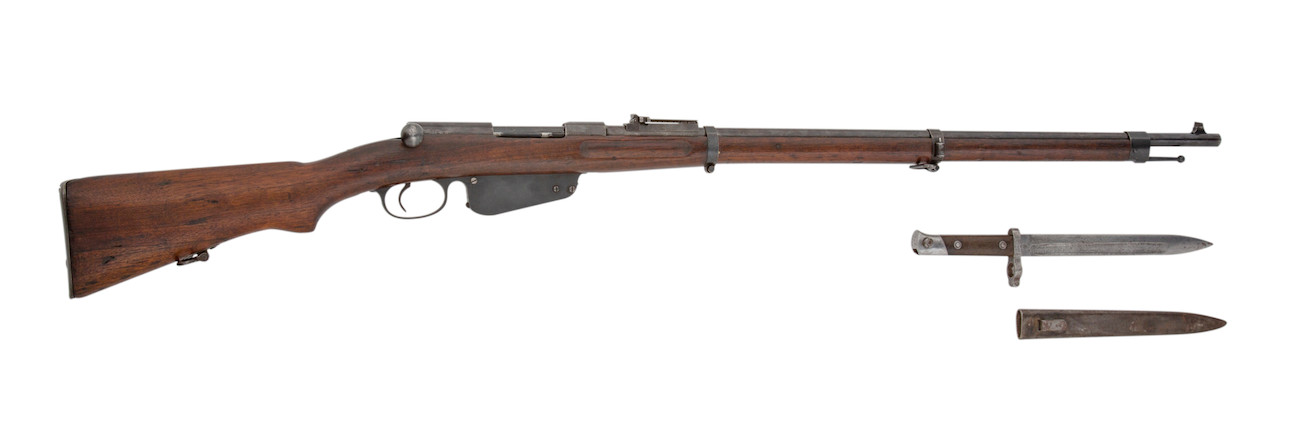 Bonhams : An 850mmR (Mannlicher) 'M1890' straight-pull service rifle by ...