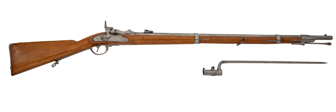 Bonhams : A 14x33mmR (R.F.) 'Wänzl M1854' breech-loading lifting block ...