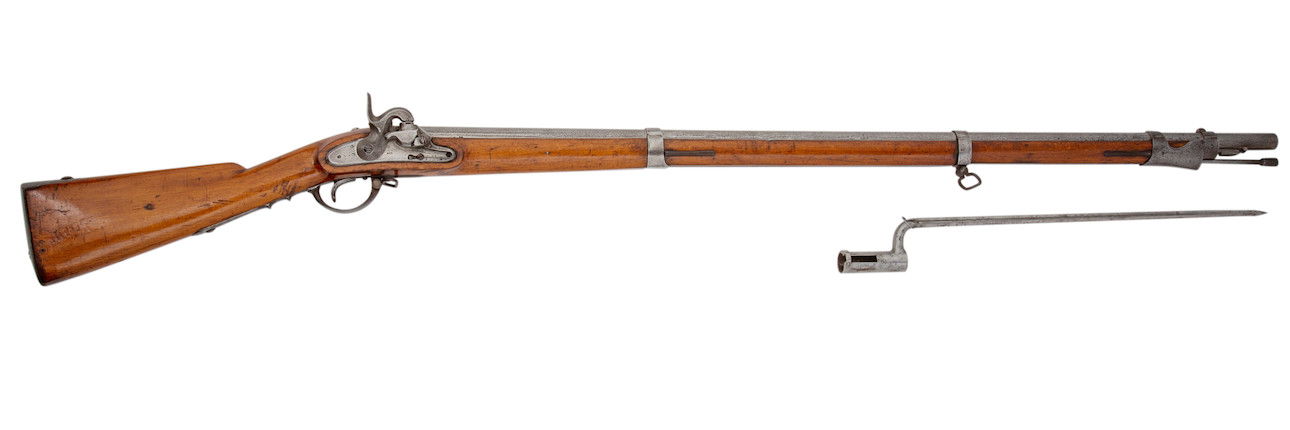 Bonhams : A 17.6mm (14-bore) 'M1842 Augustin' tube-lock infantry musket ...