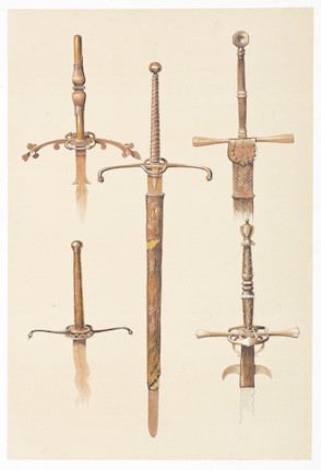 Bonhams : DRUMMOND (JAMES) Ancient Scottish Weapons, NUMBER 114 OF 500 ...