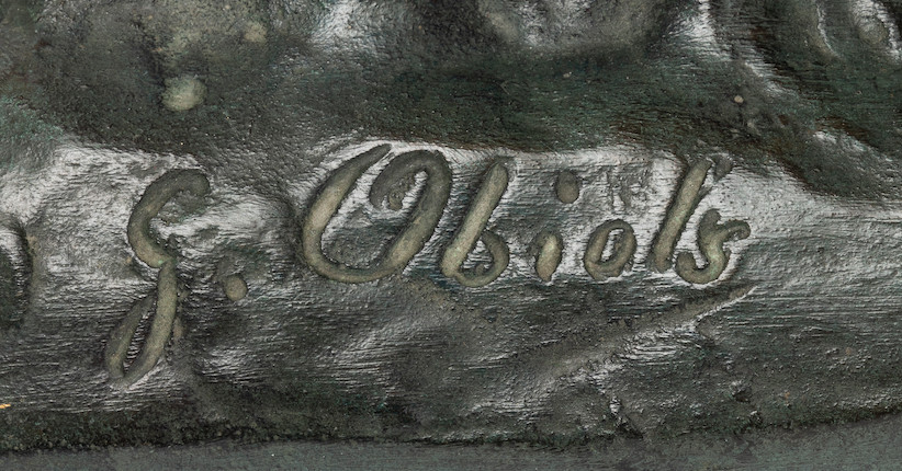 Bonhams : Anton R. Nelson (French, 1849-1910) A patinated bronze figure ...