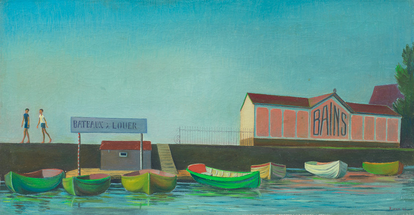 Bonhams : RICCO (ERICH WASSMER) (1915-1972) Le bain (Painted in August ...