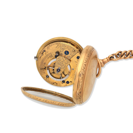 Bonhams : Savory & Sons, Cornhill, London. A 18K gold key wind open ...