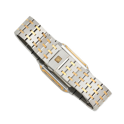 Bonhams : Omega. A stainless steel quartz reversible bracelet watch ...