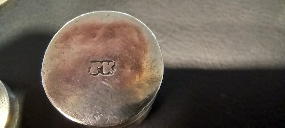 Bonhams : Two Queen Anne silver counter boxes Thomas Kedden, London ...