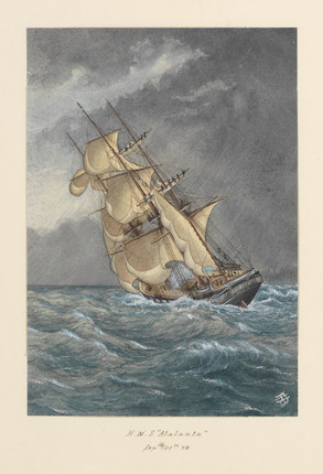 Bonhams : Lieutenant Francis Henry Boyer (British, 1854-1926) Collision ...