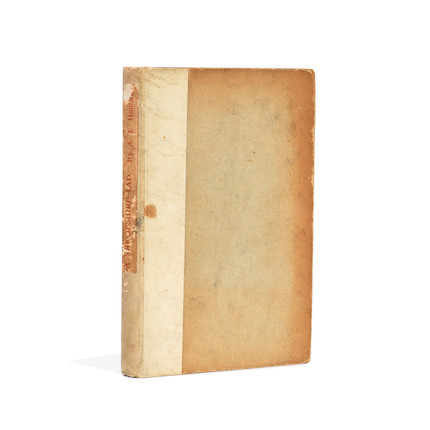 Bonhams : HOUSMAN (A.E.) A Shropshire Lad, FIRST EDITION, ONE OF 500 ...