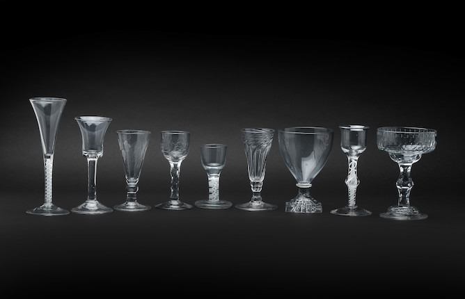 Bonhams A Collection Of Glasses 18th19th Century