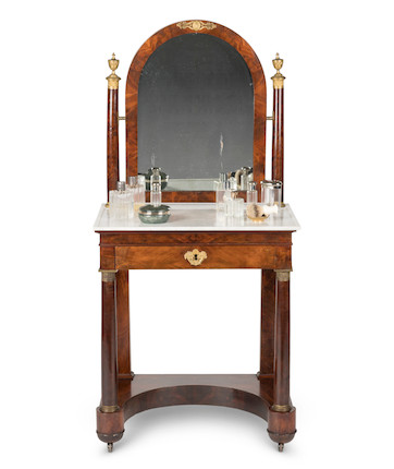 Bonhams : A French late 19th century mahogany and gilt-brass mounted ...