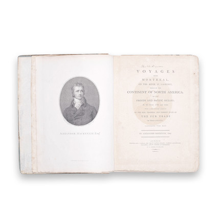 Bonhams : MACKENZIE (ALEXANDER) Voyages from Montreal, on the River St ...