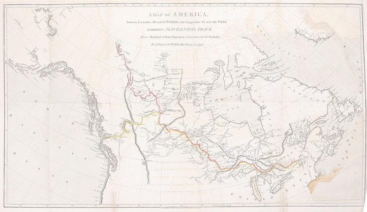 Bonhams : MACKENZIE (ALEXANDER) Voyages from Montreal, on the River St ...