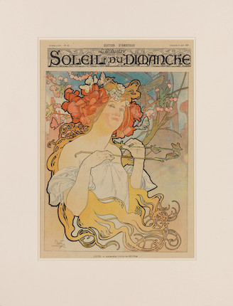 Bonhams : ALPHONSE MUCHA (1860-1939) SOLEIL DU DIMANCHE. L'Illustre ...