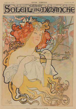 Bonhams : ALPHONSE MUCHA (1860-1939) SOLEIL DU DIMANCHE. L'Illustre ...