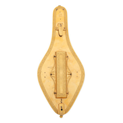 Bonhams : A rare Ralph Gout gilt brass horse-rider's pedometer watch ...
