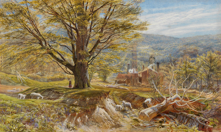 Bonhams : Edmund George Warren (British, 1834-1909) The woodcutter