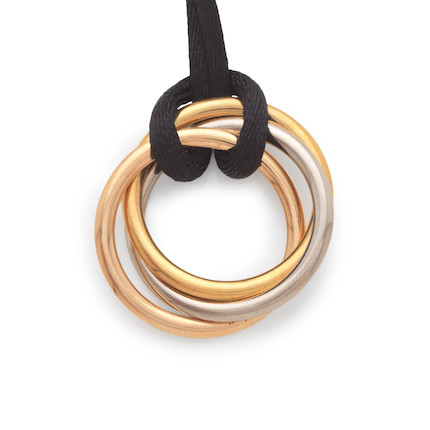 Bonhams Cornette de Saint Cyr : CARTIER COLLIER TRINITY OR