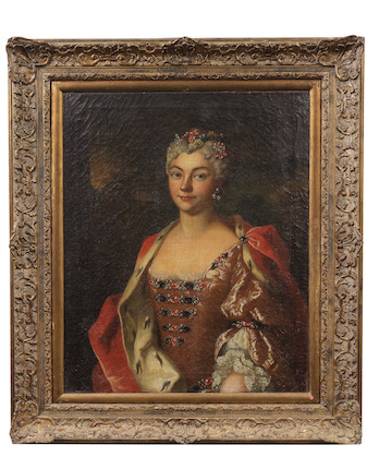 Bonhams : Henri Millot (active Paris, 1699-1756) Portrait of a ...