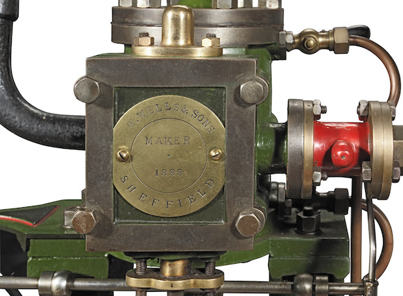 Bonhams : A Good Large Model Of A Single Cylinder Inverted Vertical ...