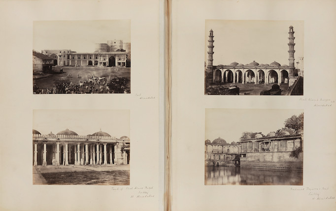 Bonhams : BOURNE AND SHEPHERD, FRITH AND OTHERS Album of 48 views of ...