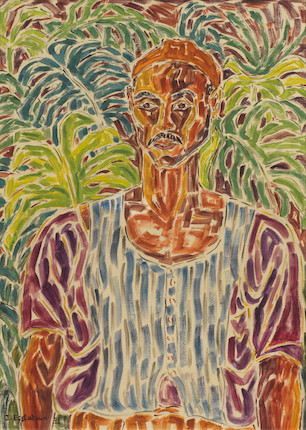 Bonhams : Inji Efflatoun (Egypt, 1924-1989) The Fellah